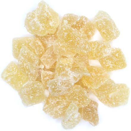 Buy Crystalized Ginger Medium Chunks Online | Selefina Spices